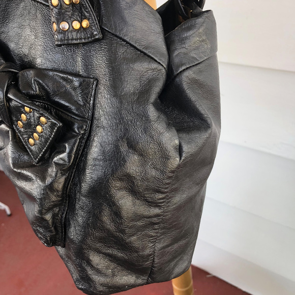Tohe FZND | Bags | Tohe Fznd Black Leather Satchel Bag Handbag | Poshmark